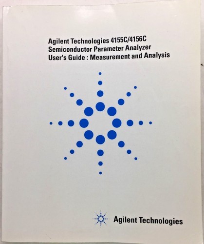 Agilent 4155C/4156C Semiconductor Parameter Analyzer User's Guide 04156 ...