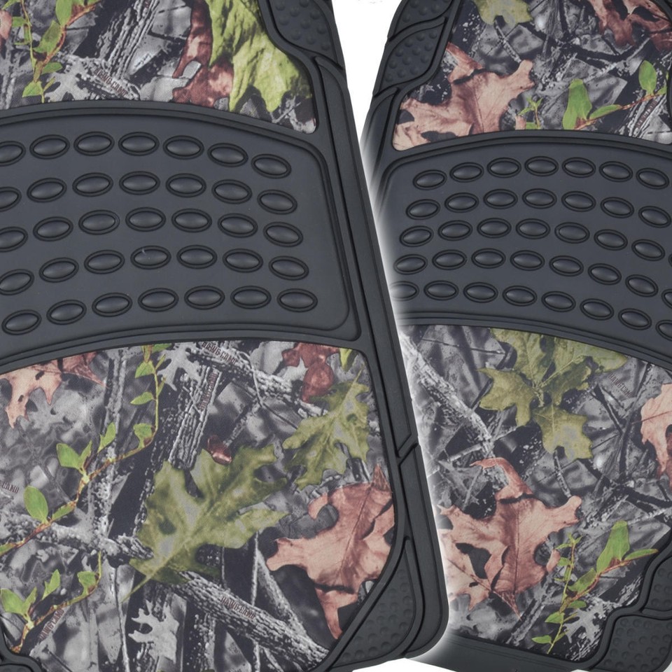 Camouflage Rubber Camo Floor Mats - All Types of Weather - 4 Piece ...