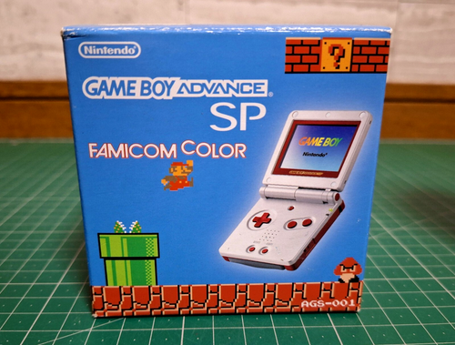 NEW Gameboy Advance SP Famicom Color Mario Japan GBA *CLEAN BOX - SALE ...