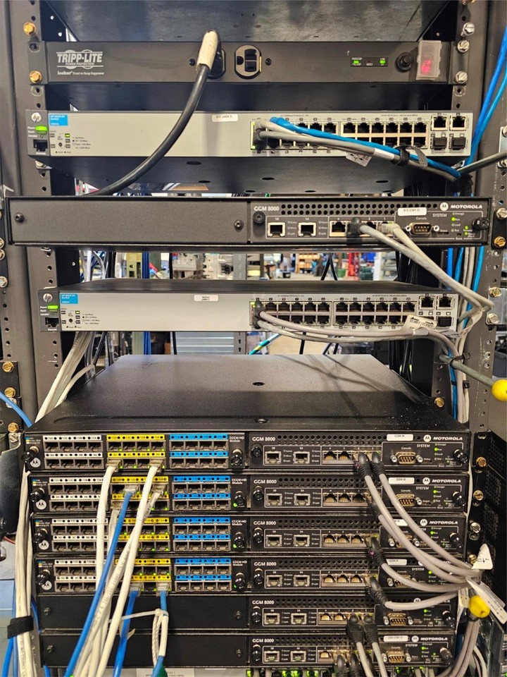 Motorola K2 Core Conventional Dispatch Console System Complete MCC7100 ...