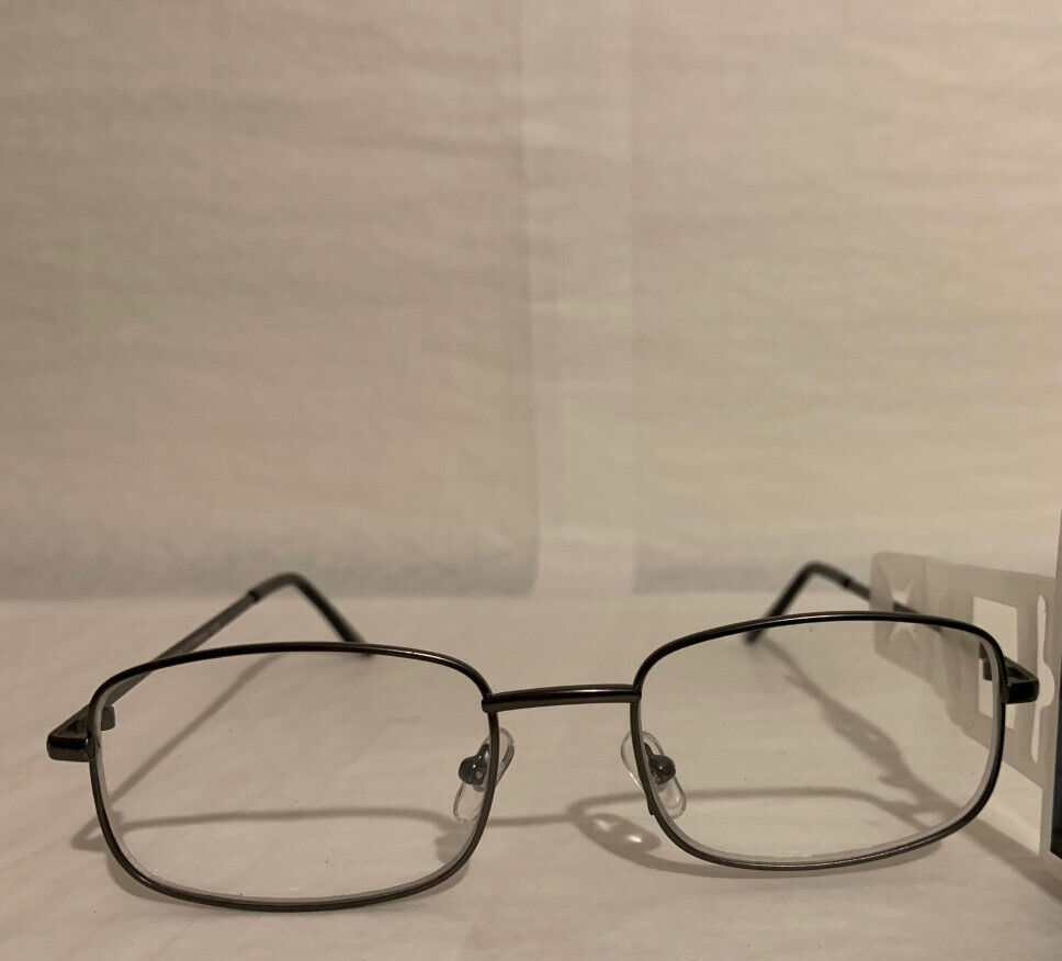 D445 Foster Grant EZ READERS "Jacob" GUN METAL 1.25 READING GLASSES | eBay