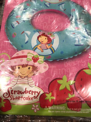 Strawberry Shortcake 20" Swim Ring Inflatable Summer Pool Toy Sail Boat ...