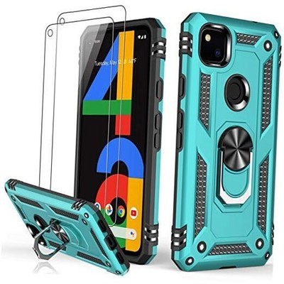 Google Pixel 4A Case with Screen Protector,Pass 16ft. Drop Tested Teal ...
