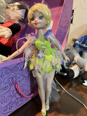 Disney Princess Tinker Bell Porcelain Keepsake Doll Inc. Brass Key ...