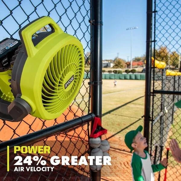 RYOBI 18V ONE+ 7-1/2" Hybrid WHISPER SERIES Fan Cordless Tool Only ...