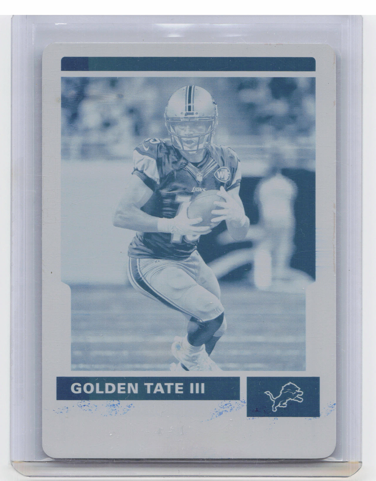 2017 Score #46 Golden Tate III Printing Plates Cyan #/1 | eBay