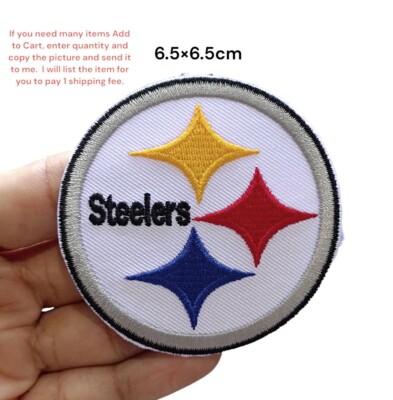 NFL Pittsburgh Steelers Logo Patch sport Embroidery ,Iron ,Sewing on ...