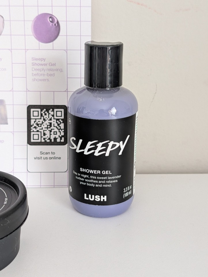 Lush Sleepy Bodycare Discovery Kit Shower Gel Soap Body Lotion Travel ...