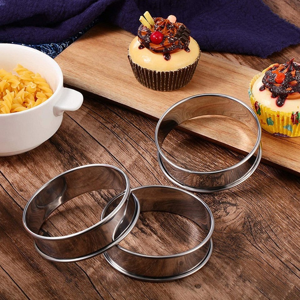 Muffin Rings For Families DIY Creative Round Muffin Rings Stainless ...