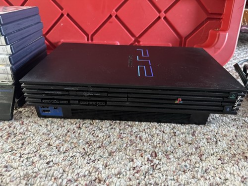 Sony Playstation 2 Console SCPH-39001 Fat + 2 Controllers + 10 Games ...