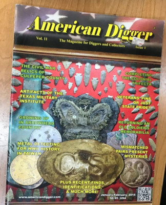 American Digger Magazine Jan/Feb 2015 - Treasure Hunting | eBay