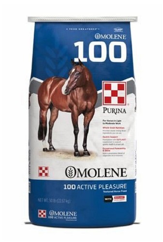 Purina 3006180-506 Omolene 100 Active Pleasure Travail Cheval Aliments ...