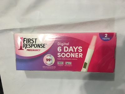 First Response Pregnancy Test Box