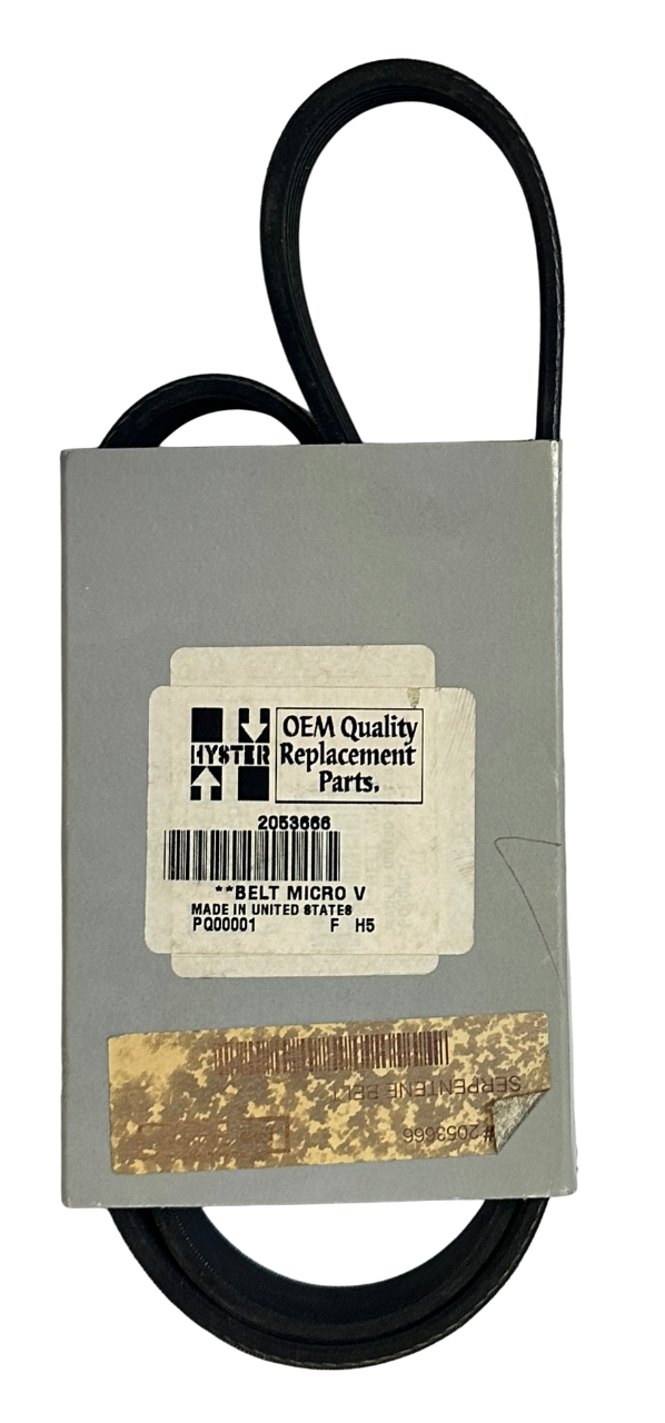 NEW HYSTER 2053666 / HY2053666 OEM MICRO V BELT FOR FORKLIFT | eBay