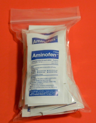 20 Aminofen Packets First Aid Kit Refill Pack Medique Products OTC | eBay