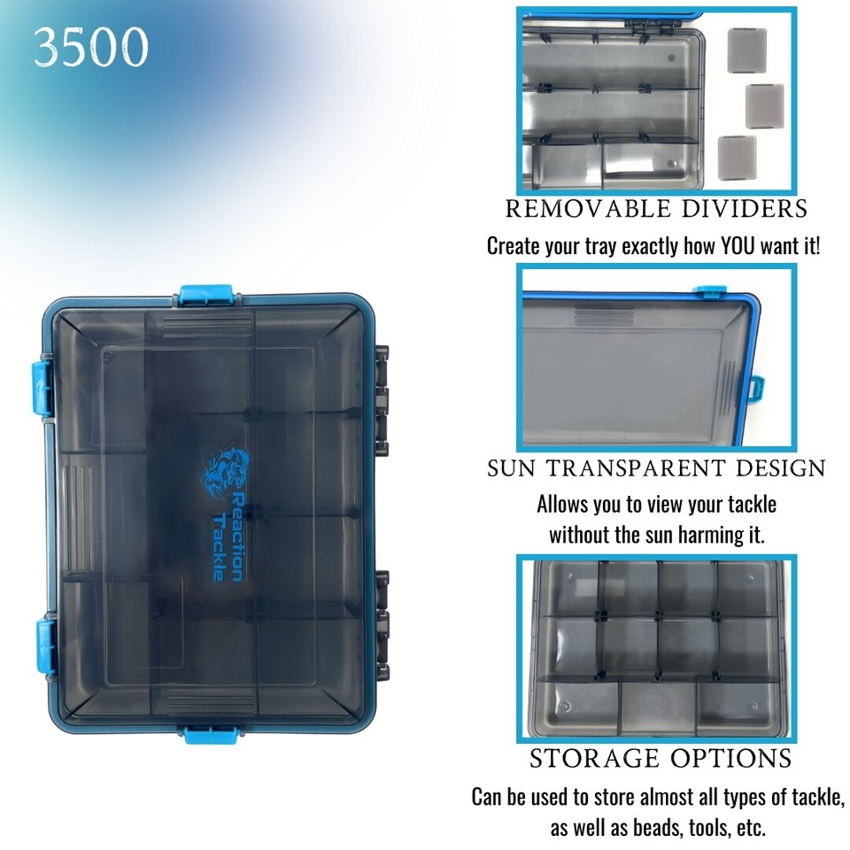 Reaction Tackle- Ultimate Tackle Box Trays: Organize and Store (4-Pack ...