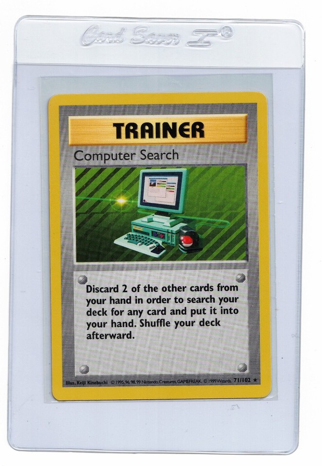 Computer Search 071/102 Base Set (Shadowless) for sale | eBay