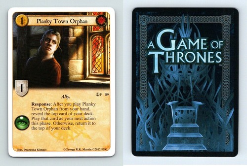 Planky Town Orphan #F 89 A Game Of Thrones The Captain's Command 2012 ...