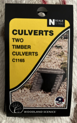 Woodland Scenics C1165 Timber Culvert - N Scale • | eBay