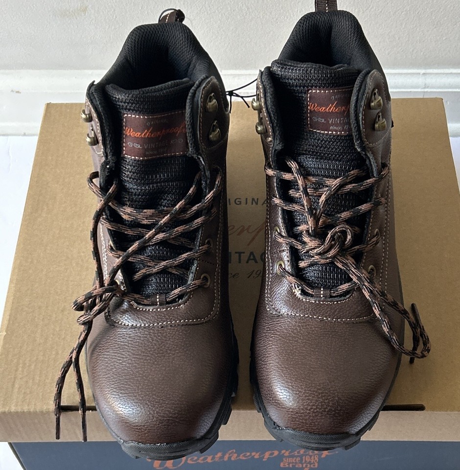 Original Weatherproof Vintage Mens Jace Hiker Boots Shoes Size 9M Color ...