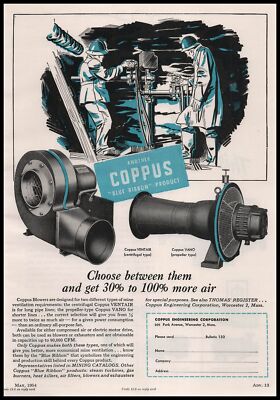 1954 Coppus Engineering Ventair Centrifugal And Vano Propeller Blowers ...