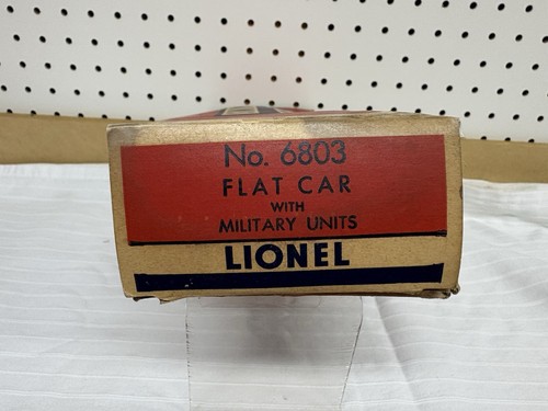 Lionel 6803 Military Flatcar Original Empty Box Only Postwar | eBay