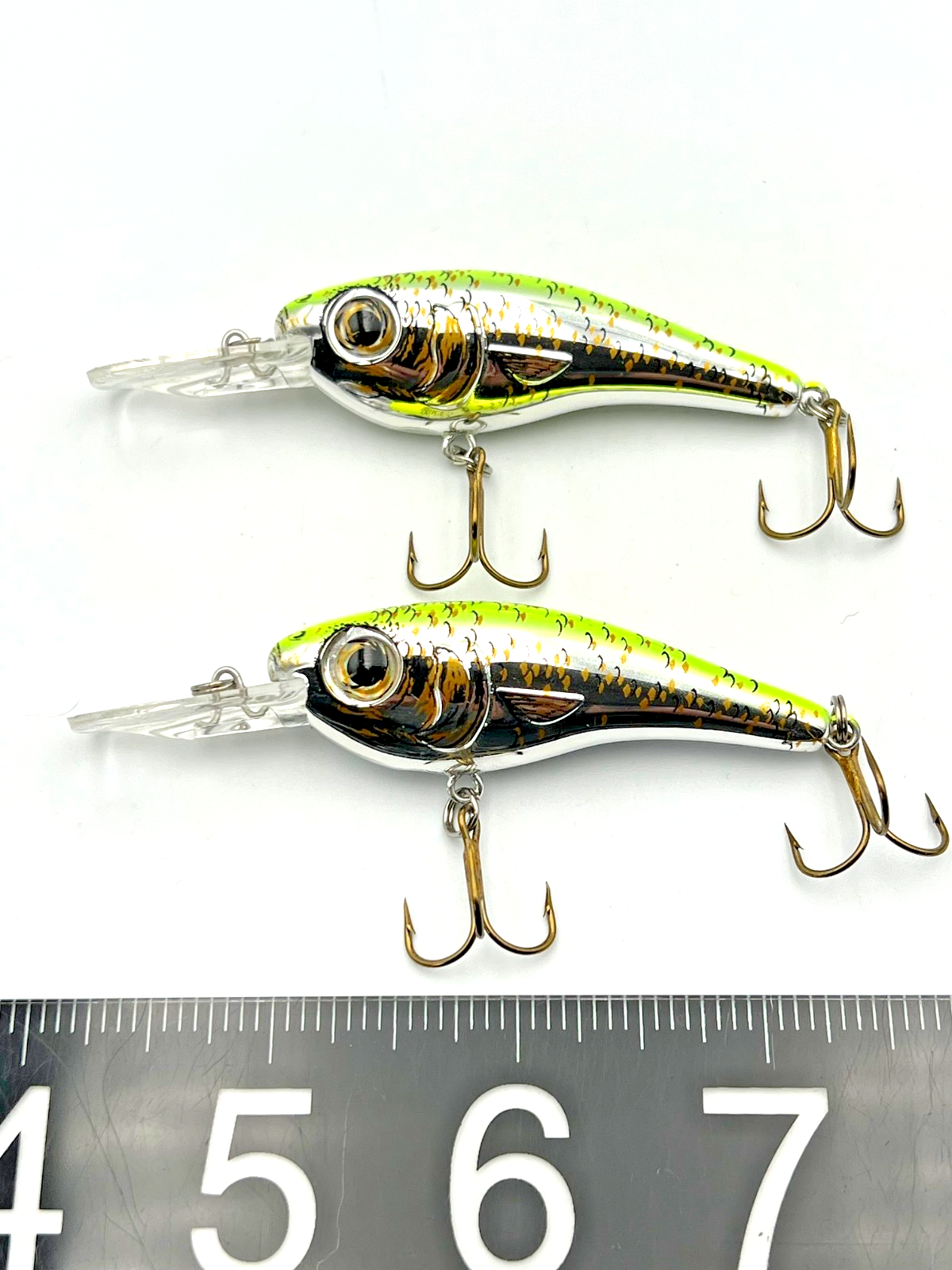 Lot of 2 Cotton Cordell Grappler Shad Jr. Rattle Crankbait Fishing ...