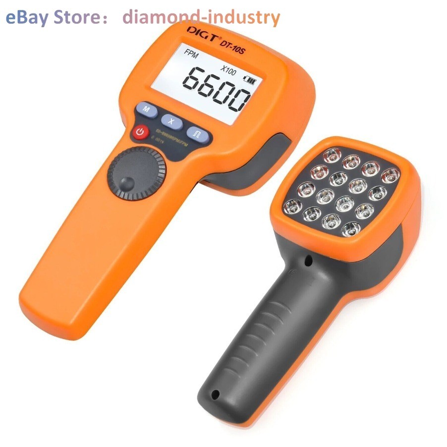 A 1PC Digital Handheld Stroboscope, LED Flash Strobe Tachometer,Speed ...