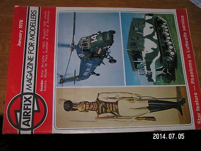 Revue Airfix January 1978 German Phantoms Model 56 Pack Howitzer ...