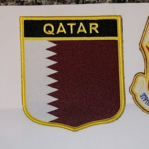 AL UDEID AIR BASE QATAR HOOK & LOOP WOVEN 4" PATCH | eBay