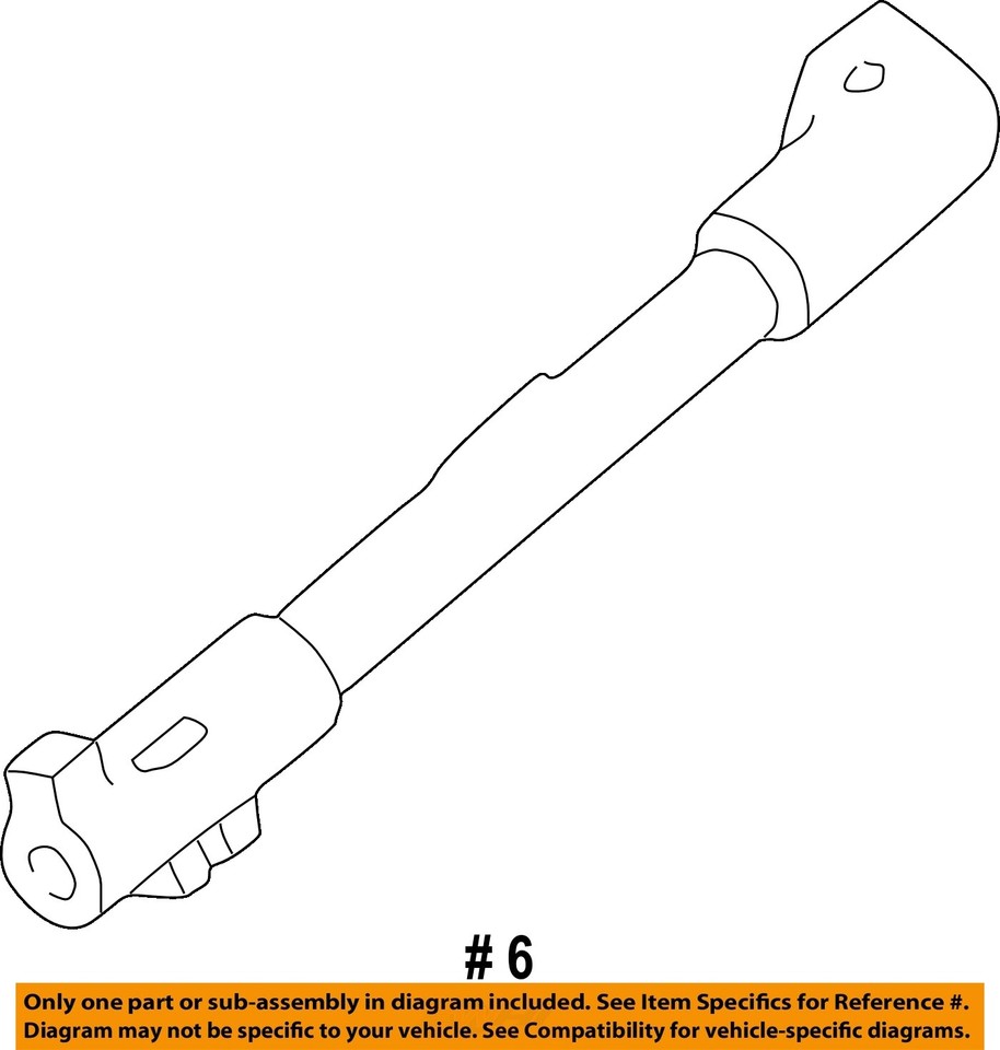 FORD OEM 95-11 Blackwood Steering Column Housing Components-Shift Tube ...