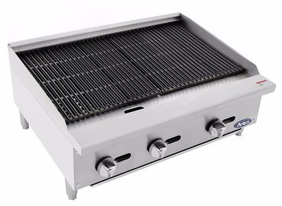 Atosa USA ATRC Gas Heavy Duty Stainless Steel 24" 36" 48" Radiant Char ...