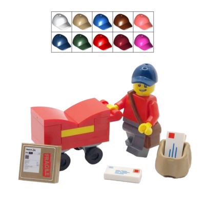 Genuine LEGO Postman Cake Topper Decoration Postie Postal Worker Mail ...