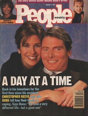 People Magazine- Jan 27, 1997 - Christopher Reeve - Oprah - Oksana ...