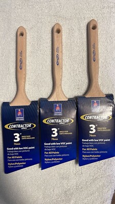 Sherwing Williams Contractor Series 3” Angle Sash Paint Brush AllPaints ...