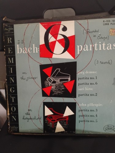 JS Bach 6 Partitas Renington Box Set 3LPs R 199 108/3 | eBay