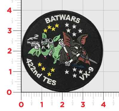 VX-9 AND 442ND TES BATWARS HOOK & LOOP EMBROIDERED PATCH | eBay