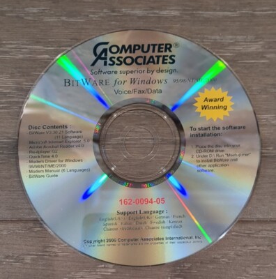 Computer Associates BitWare for Windows | eBay