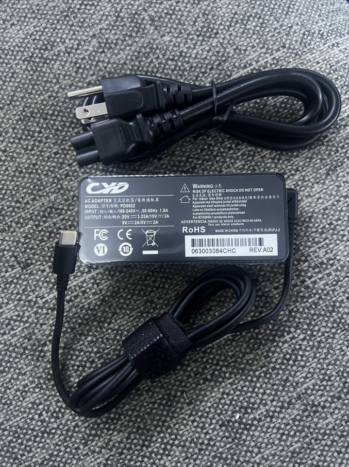 65W USB C Chromebook Charger USB-c, Chrome Book Charger Made for HP ...