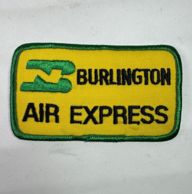 Burlington Air Express - Airline Freight Transport Cargo Shipping Patch ...