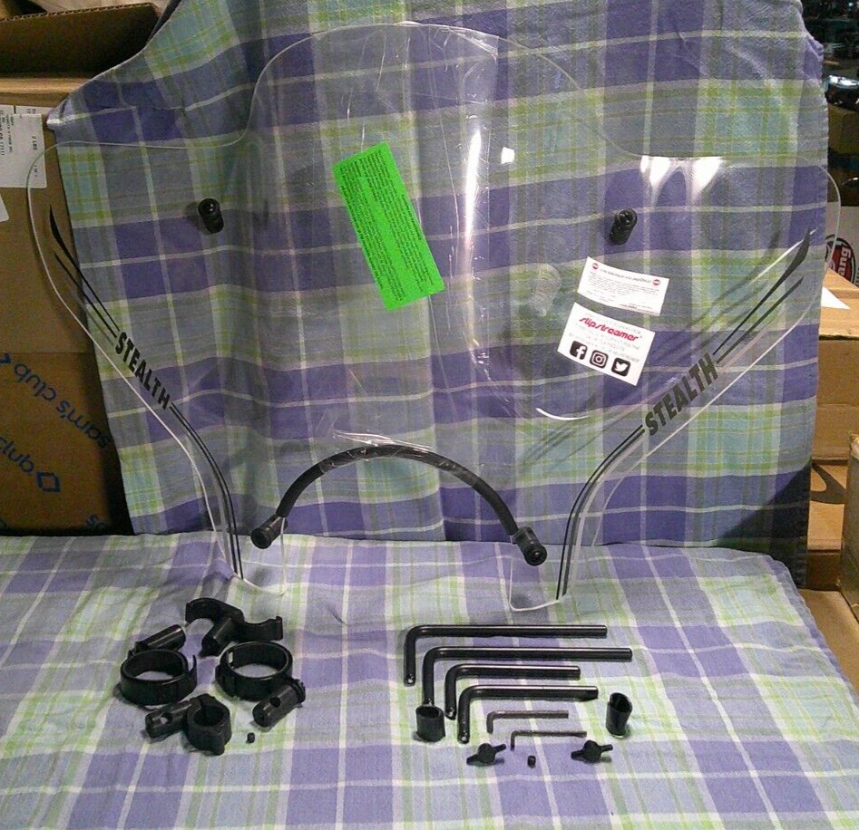Windshield, Slipstreamer Stealth #SS-20-C, Part #233478, 14" High, New ...