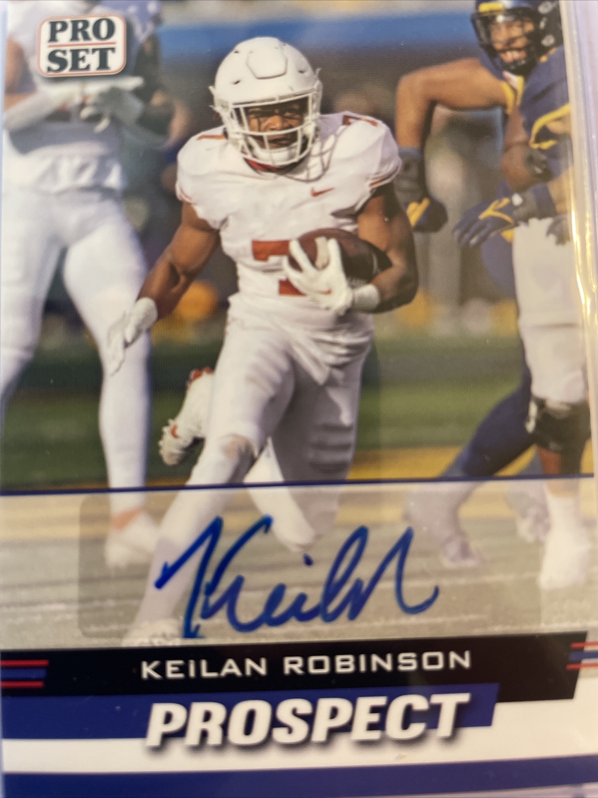 2021 proset Auto Autograph Keilan Robinson Texas Longhorns football ...