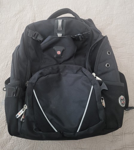 Swiss Gear Airflow Backpack Multi compartment Laptop Padded Black ...