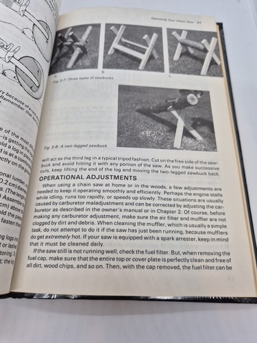 Your Chain Saw Robert Scharff 1980 Hardcover Vintage Tools DIY Safety ...