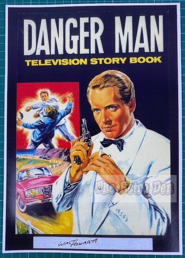 Walt Howarth TV FILM Art Signed Prints DR Who Danger Man Laurel & Hardy ...