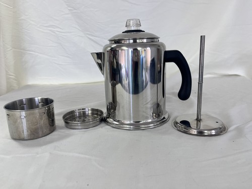 Farberware Stove Top Percolator Yosemite Coffee Pot Maker Stainless ...