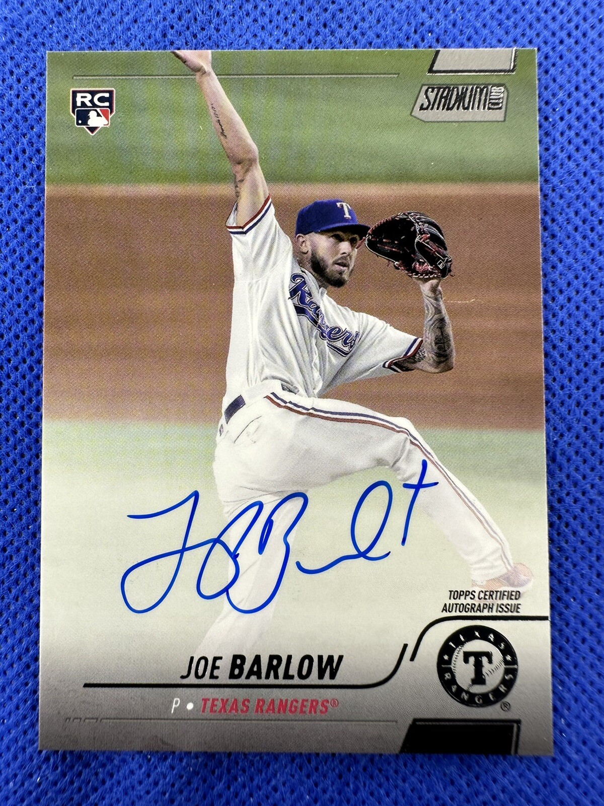 2022 SCBA-JBA Joe Barlow Topps Stadium Club On Card Topps Certified ...