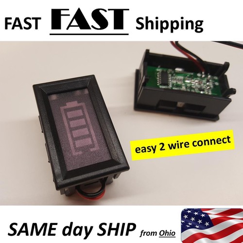 12V lead battery level meter / voltage | eBay