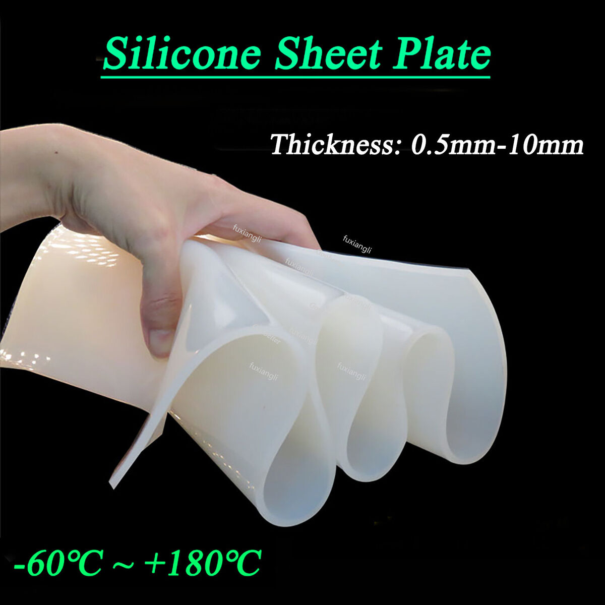 Silicone rubber sheet thickness store