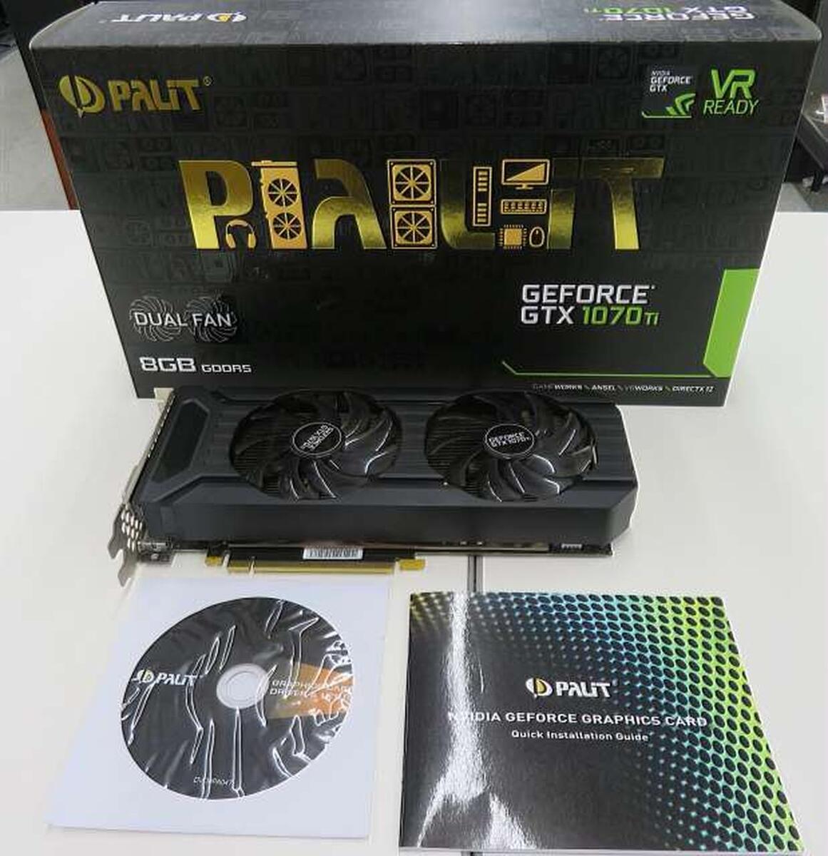 PALIT NVIDIA PCI Express GEFORCE GTX 1070TI IN WORKING PALIT NVIDIA PCI Express GEFORCE GTX 1070TI IN WORKING